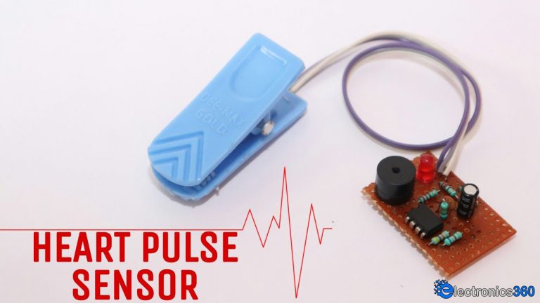 How To Make A Heart Rate Monitor Using LM358 IC | Heart Beat sensor