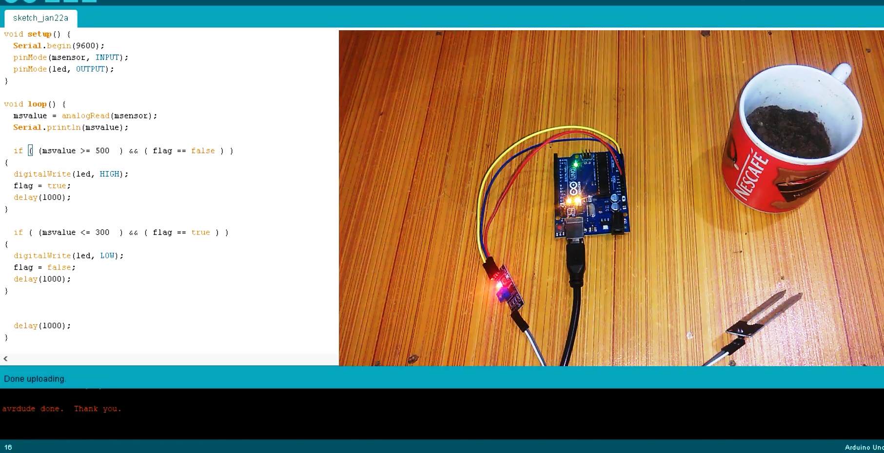 How To Use FC-28 Soil Moisture Sensor Module With Arduino Uno | DIY