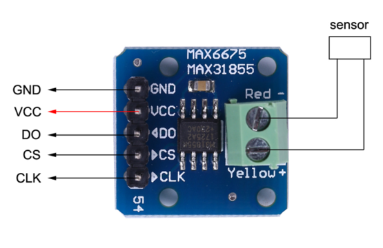 Interfacing MAX31855 Thermocouple Amplifier with Arduino - Electronics 360