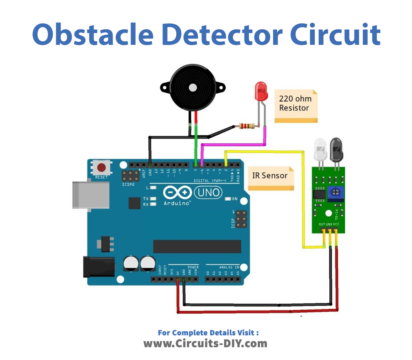 Obstacle Detector by IR Sensor & ATmega328 Arduino - Electronics 360